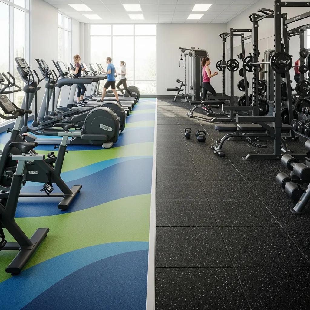 Rubber vs. Vinyl Flooring for Fitness Centers: A 2026 Performance Guide